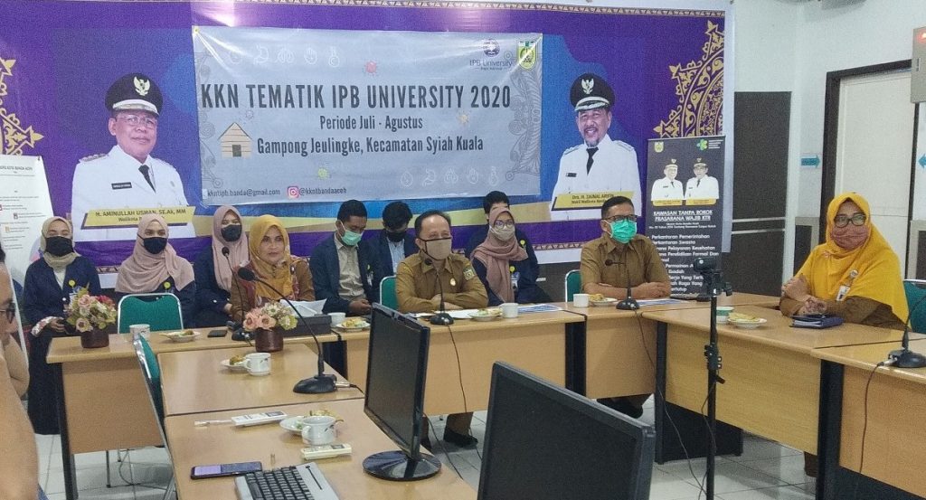 KKN Tematik IPB di Banda Aceh – Bappeda Banda Aceh